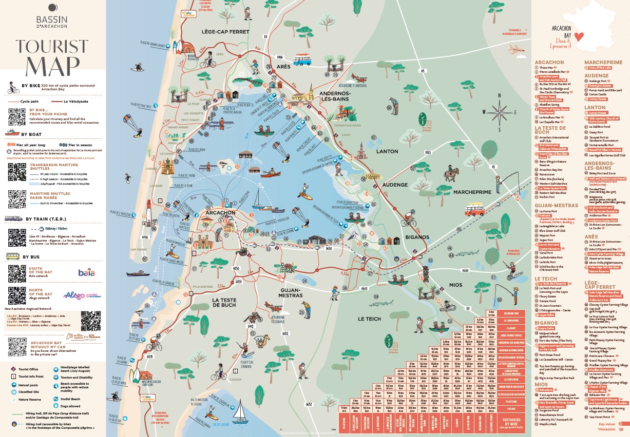 Mapa turistico arcachon 60 foto - Farosypuertos.com